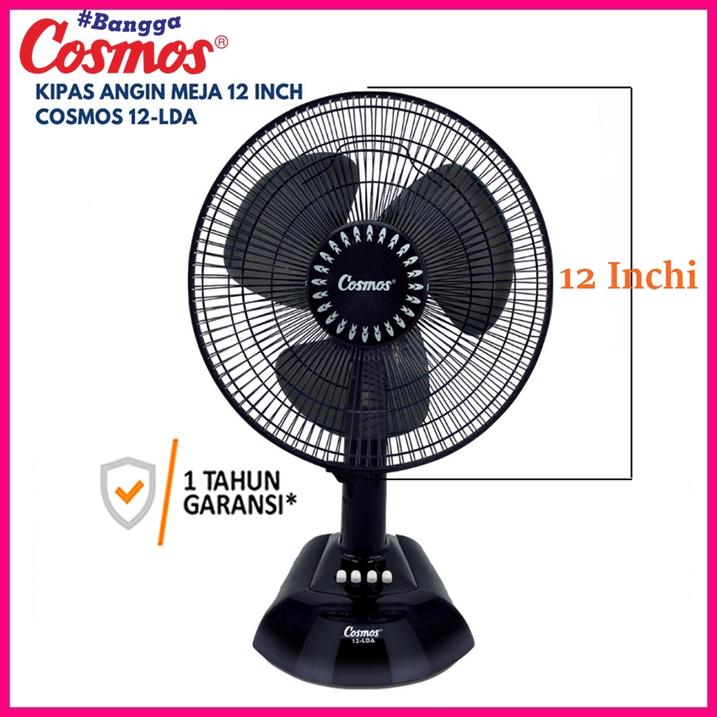 Jual Kipas Cosmos 12 LDA Ukuran 12 inch Meja dan Lantai | Shopee Indonesia