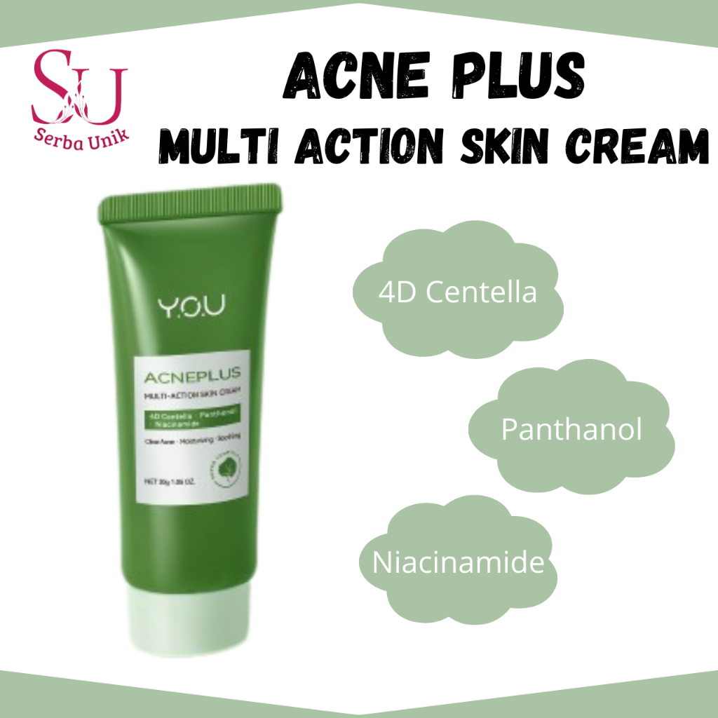 Jual You Acne Plus Multi Action Skin Cream 30g / Pelembab Wajah ...
