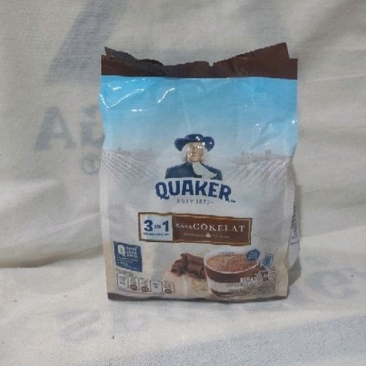 Jual Quaker 3in1 COKLAT 224 gr , 8 sachet x 28 gram gr 3 in 1 Minuman ...