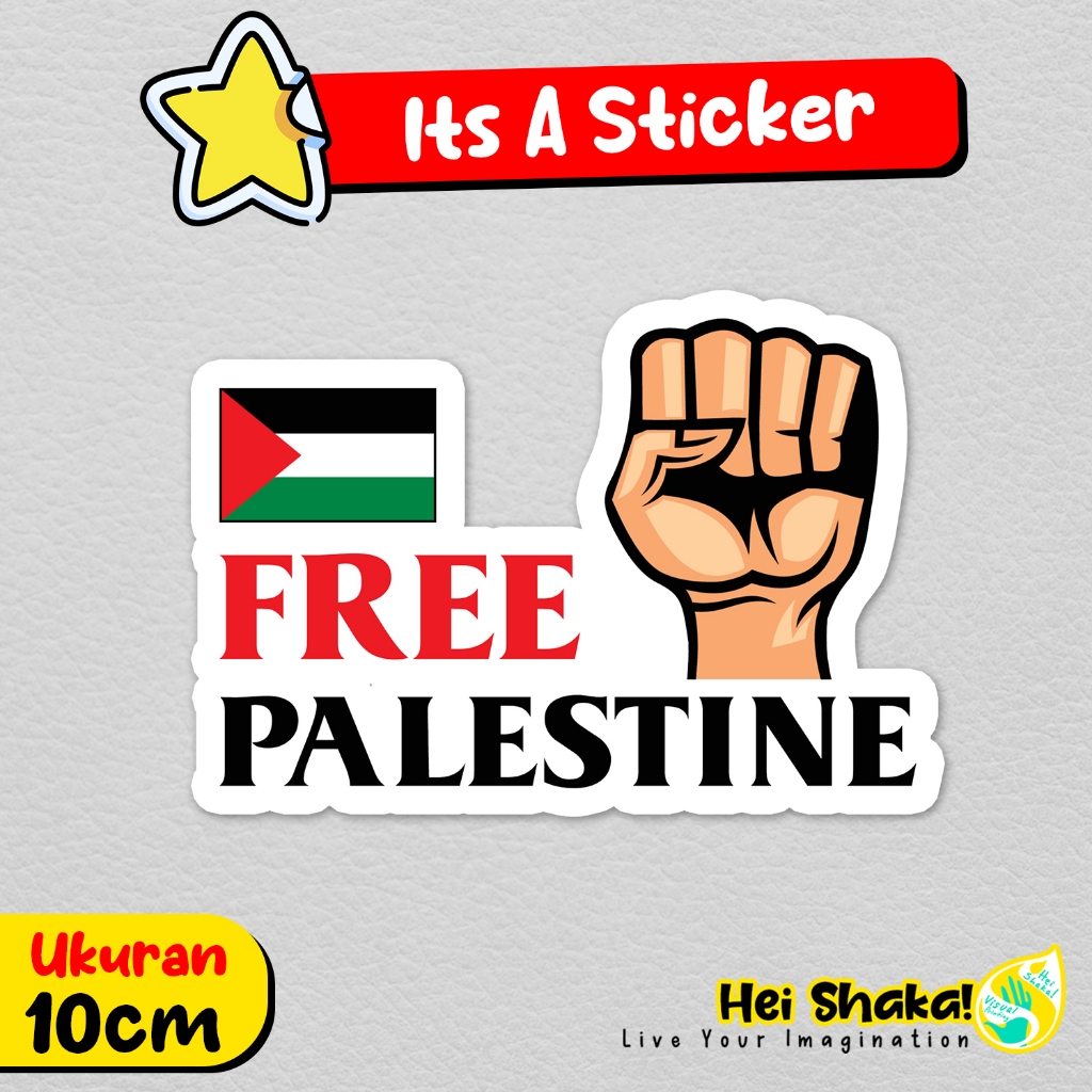Jual Stiker Free Palestine Sticker Palestina Bahan Vinyl Anti Air | Shopee Indonesia