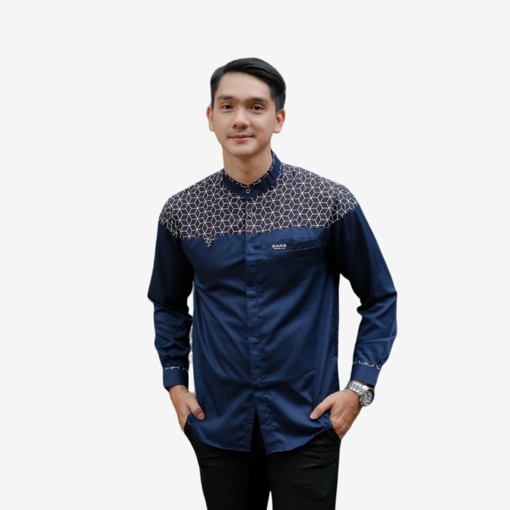 Jual BARS CLOTH.CO Baju Lebaran Couple Pasangan 2024 Kemeja Koko Ayah ...