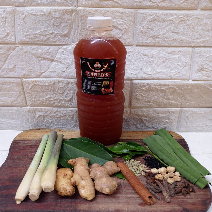 Jual Bir Pletok 1 Liter Khas Betawi Bang Awie | Shopee Indonesia