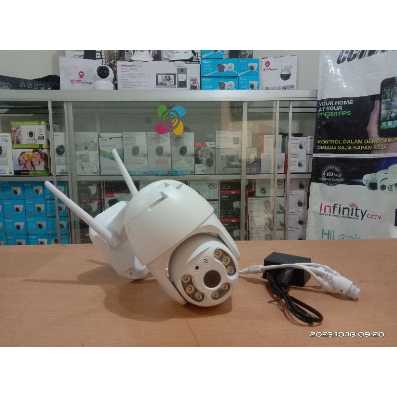 Jual Cctv hp wifi portable waterproof tahan air bisa putar | Shopee ...