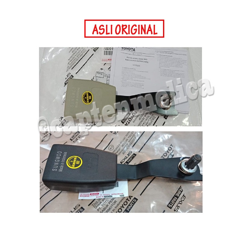 Jual ORI Colokan Pengunci Kepala Sitbel Sefbel Seat Safety Bel Belt ...
