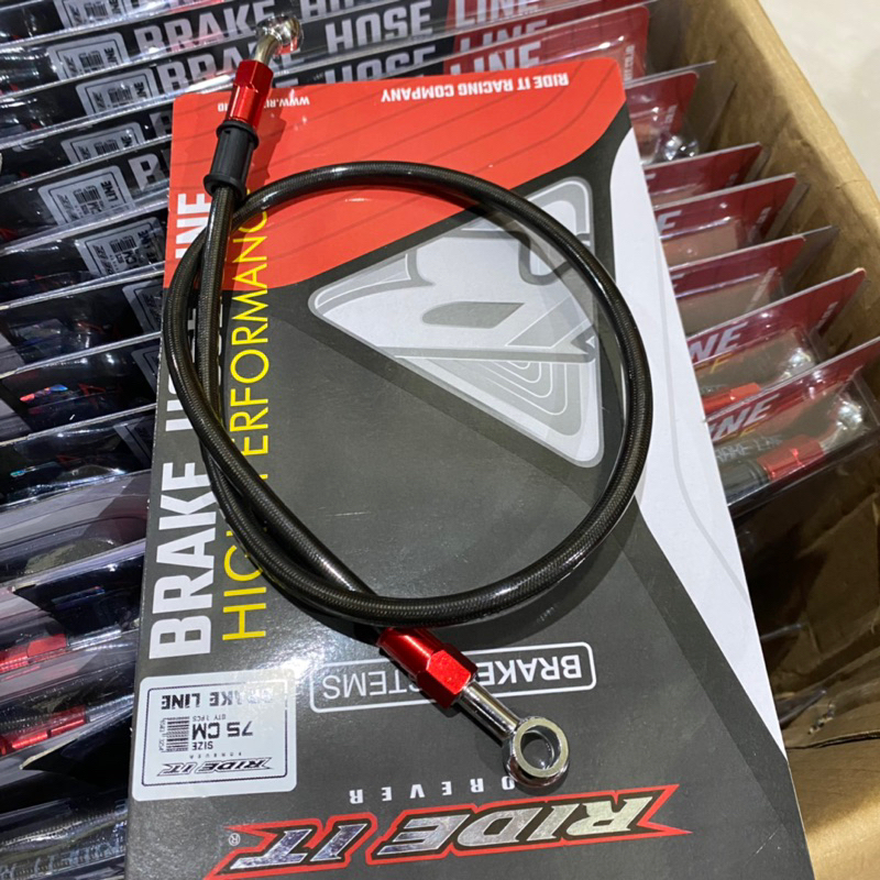 Jual selang rem rideit 75 dan 95cm selang rem motor kabel rem rideit ...