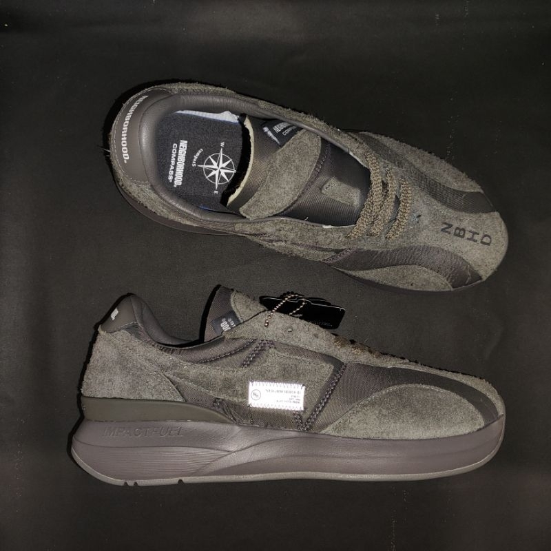 Jual sepatu compass x neighborhood dark grey / compass x neighborhood ...