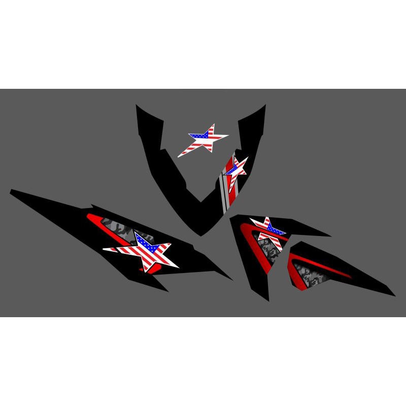 Jual STRIPING STICKER TRANSPARAN VARIO LED OLD 125/150 DESIGN ARAI ...