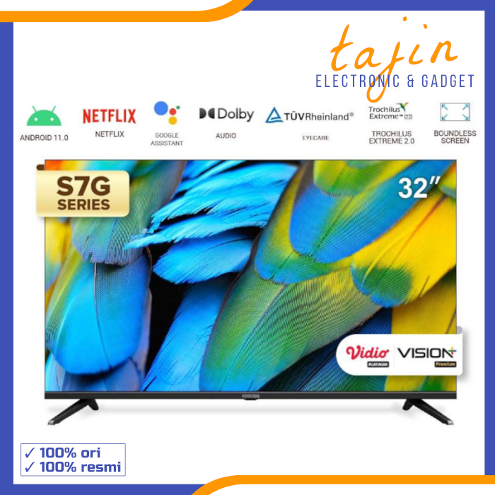 Jual Coocaa 32 inch Android TV 32S7G Digital 32" Led HD - Garansi Resmi ...