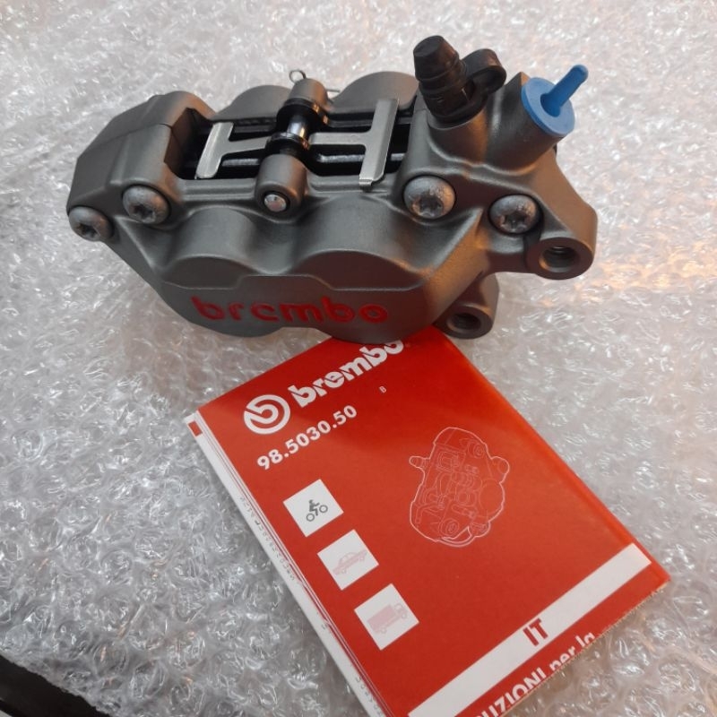 Jual Kaliper Brembo 4 Piston 1 Pin Original (Edisi salah beli) | Shopee Indonesia