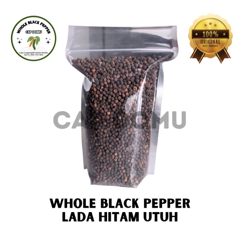 Jual Lada hitam utuh (whole black pepper) Lampung kualitas premium, 1kg ...