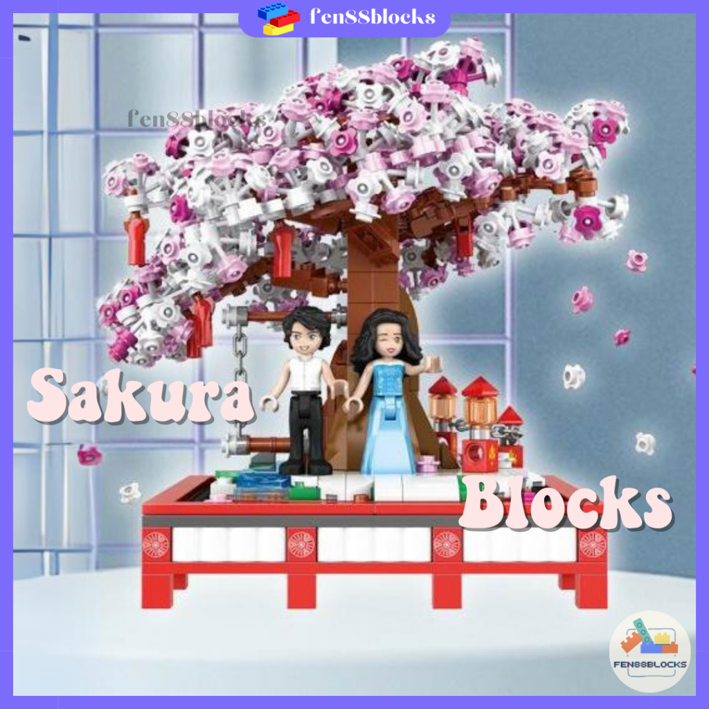 Jual Bunga Cherry Blossom Block Nano Block 648 pcs | Shopee Indonesia