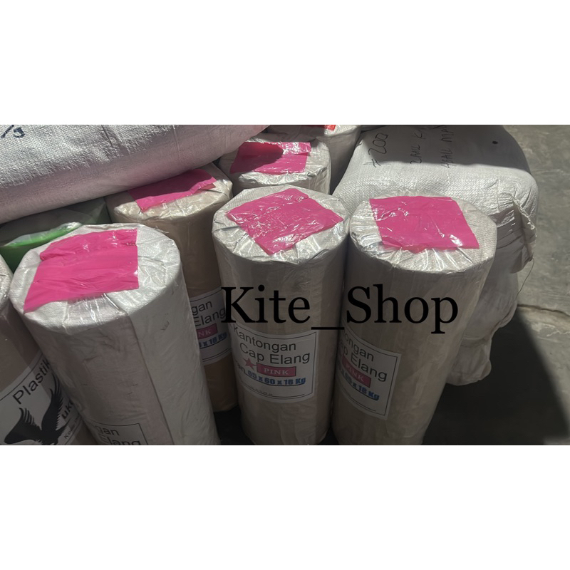 Jual Plastik Layangan Cap Elang Pink Rol 20 kg | Shopee Indonesia