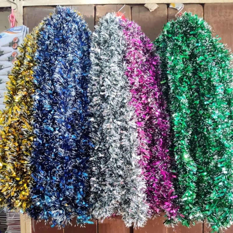 Jual slinger rumbai warna warni Tinsel rumbai warna 3002 8,5 cm panjang ...