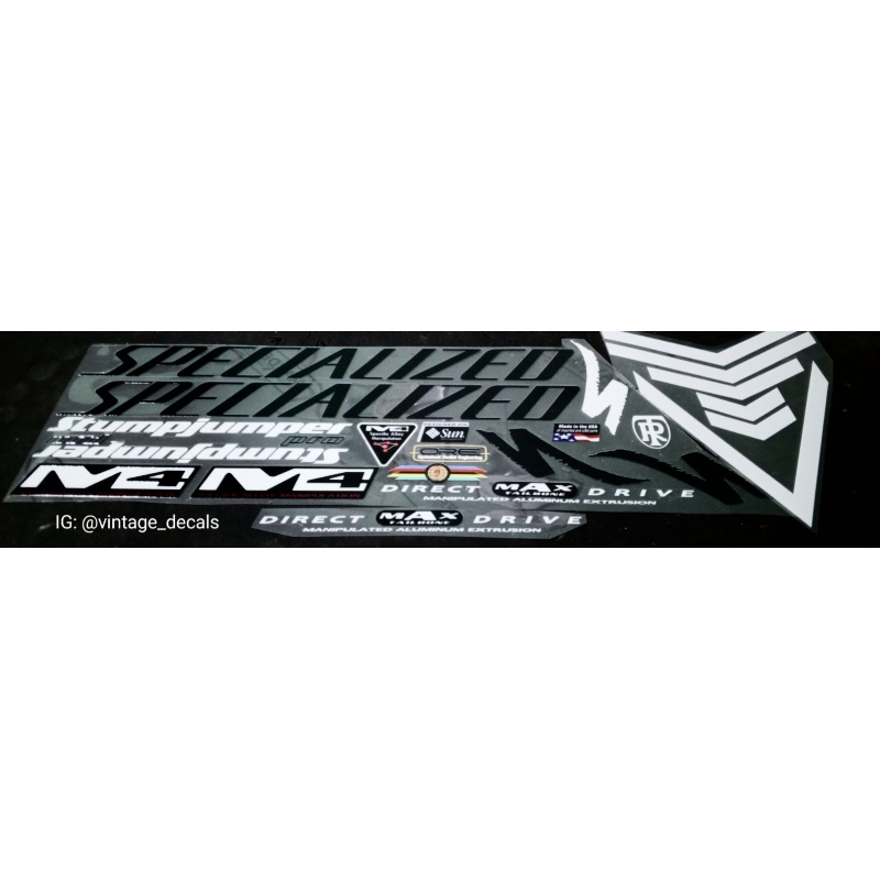 Jual sticker decals replacement specialized stumpjumper pro 2002 ...