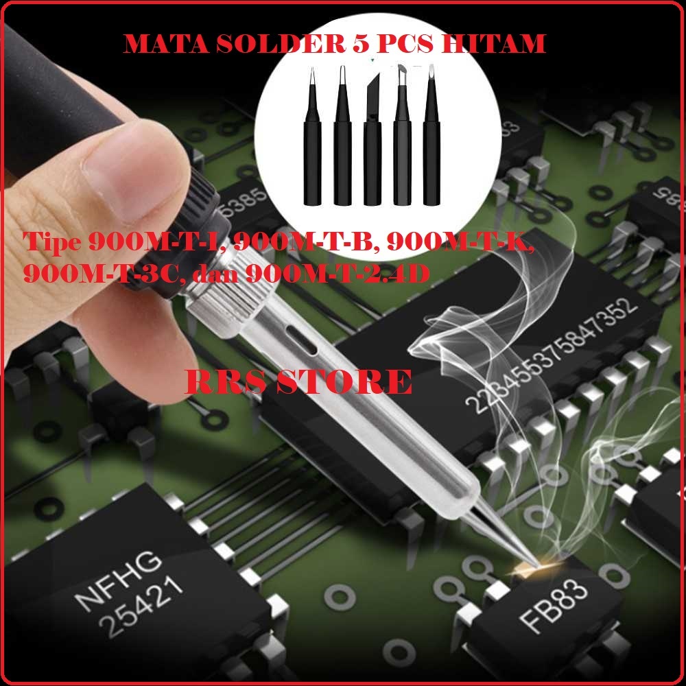 Jual kepala solder Set Mata Solder Station Tool Iron Tip 900 M-T 5 PCS - JC16 kepala solder ...