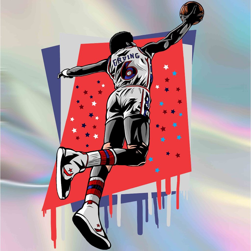 Jual SABLON STICKER DTF UKURAN A3 TEMA NBA V2 | Shopee Indonesia