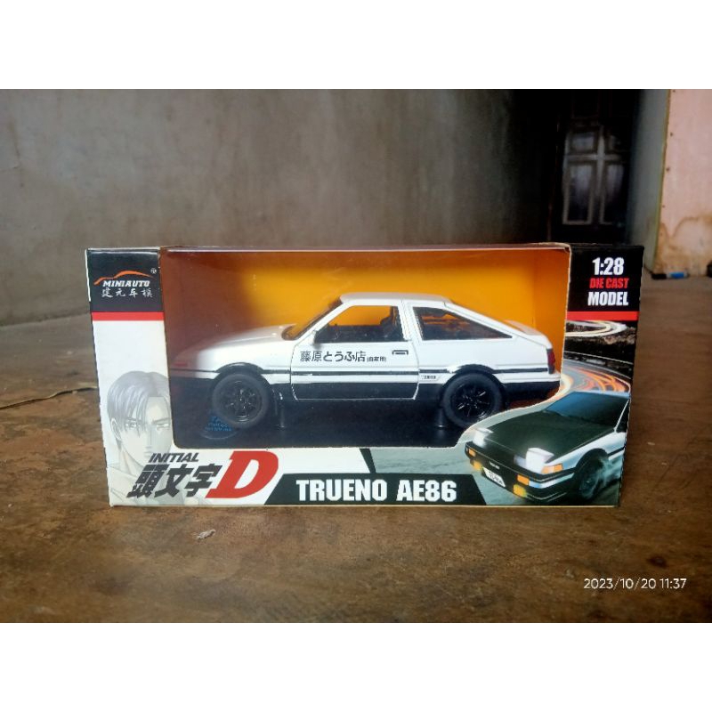 Jual Mini Auto Initial D Toyota Sprinter Trueno AE86 skala 1:28 ...