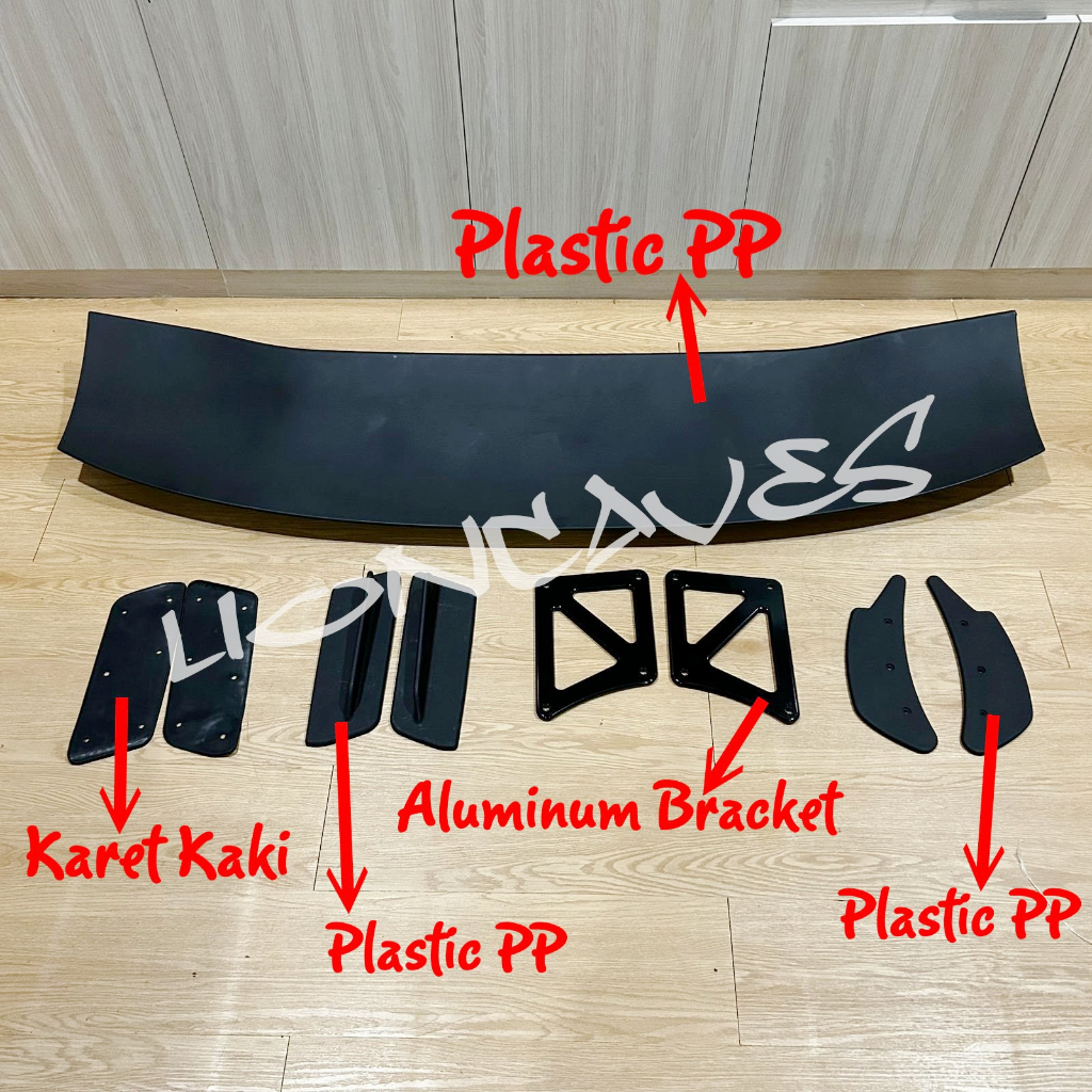 Jual Spoiler Js Racing Wing for Civic FD - Plastik PP Made in Taiwan | Shopee Indonesia