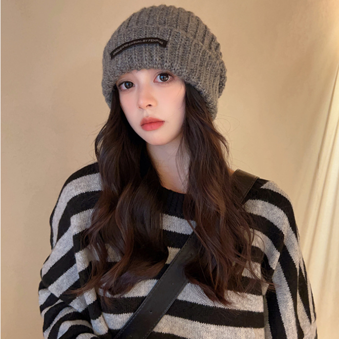 Jual Topi Kupluk Rajut Wanita WInter Musim Dingin | Shopee Indonesia