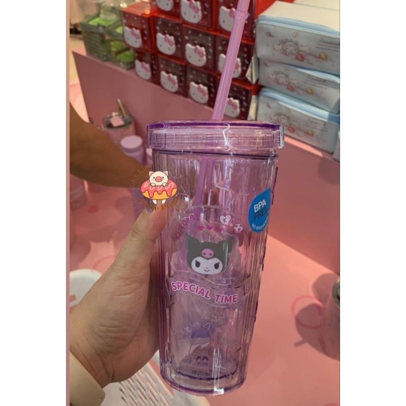Jual Miniso straw cup tumbler Sanrio edition original 100% | Shopee ...