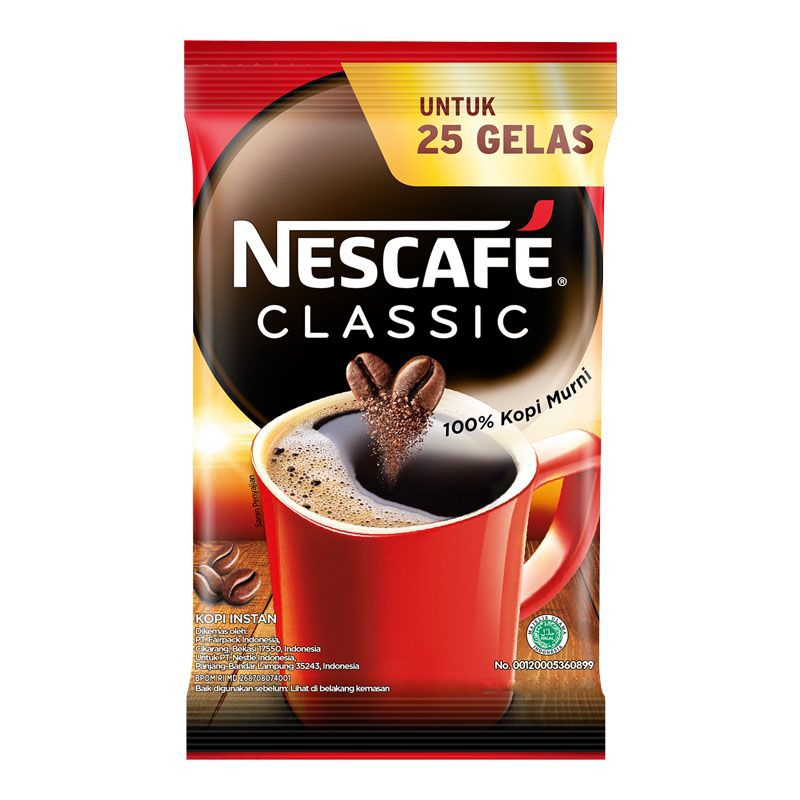 Jual NESCAFE Classic bag dua ukuran /kopi refil/ | Shopee Indonesia