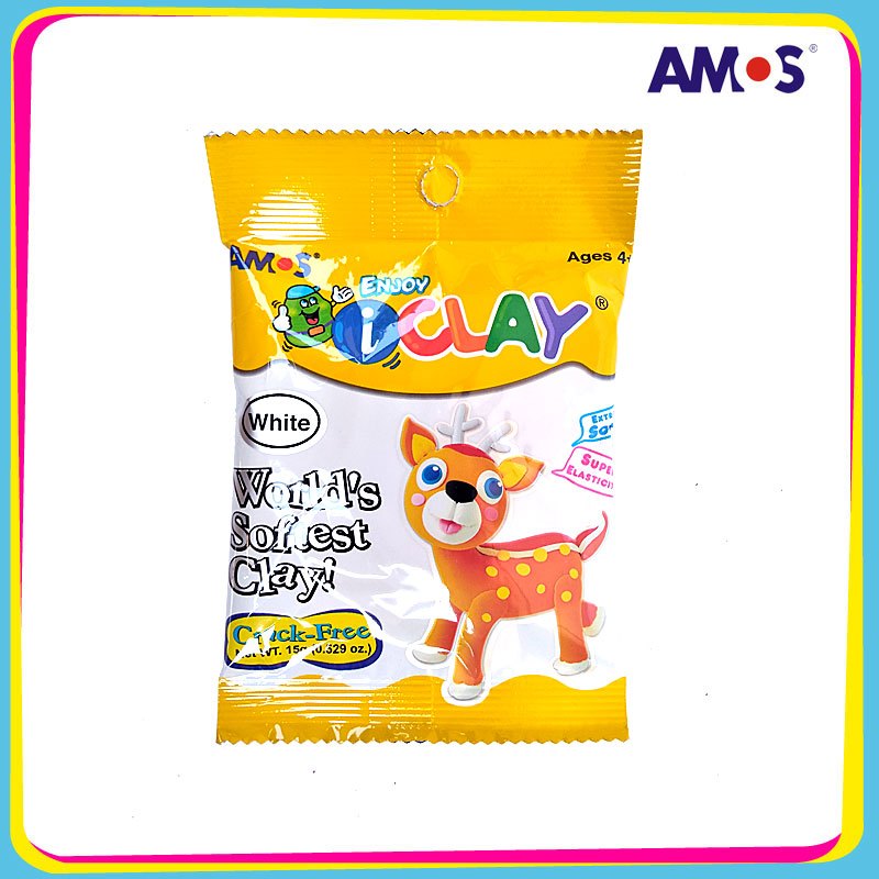 Jual AMOS I-Clay Putih 15 gram | Shopee Indonesia