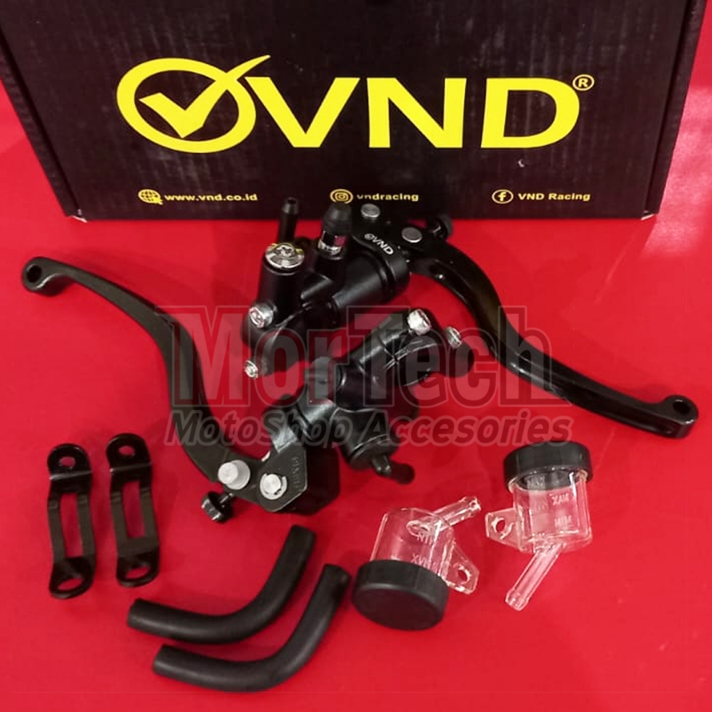 Jual Master Rem 2 Tabung CNC VND AK88 Black Series Set Kanan Kiri Motor ...