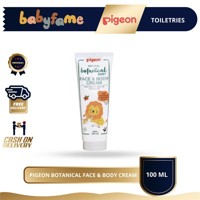 Jual PIGEON NATURAL BOTANICAL | FACE & BODY CREAM | 100ML | Shopee ...