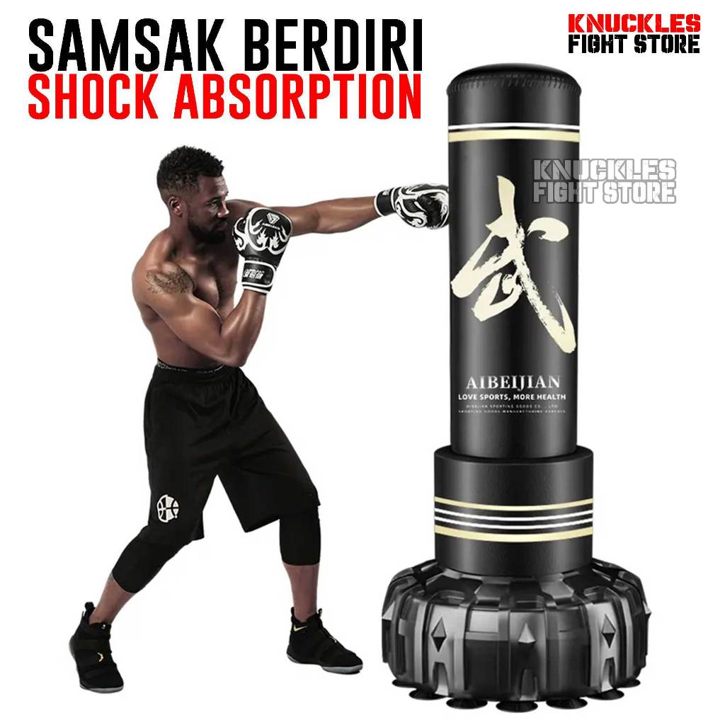 Jual Samsak Berdiri Dewasa Sansak Tinju Isi Standing Punching Bag ...
