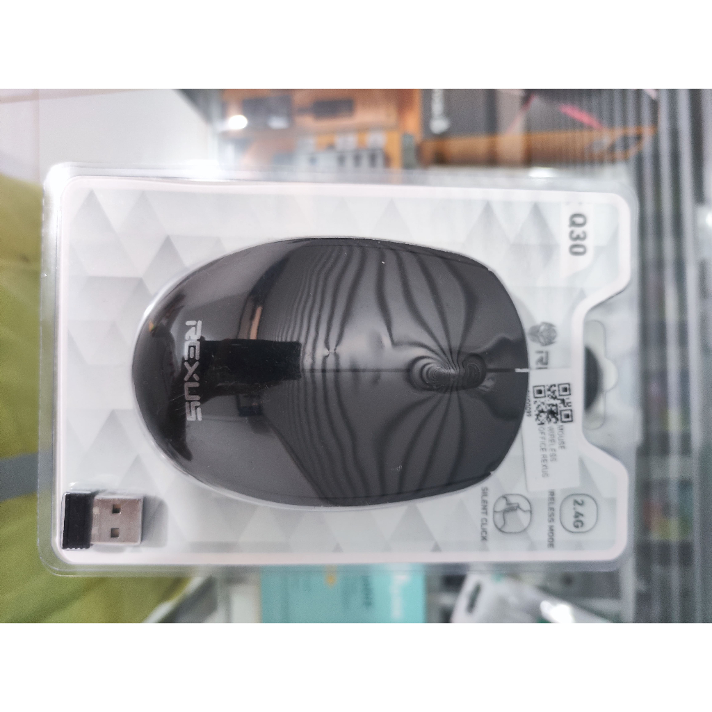 Jual MOUSE WIRELESS OFFICE REXUS Q30 3D | Shopee Indonesia