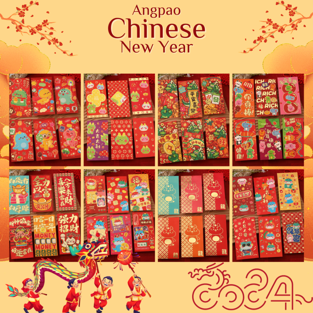 Jual Angpao Imlek Besar/ Amplop Imlek 2024 Dragon Year | Shopee Indonesia