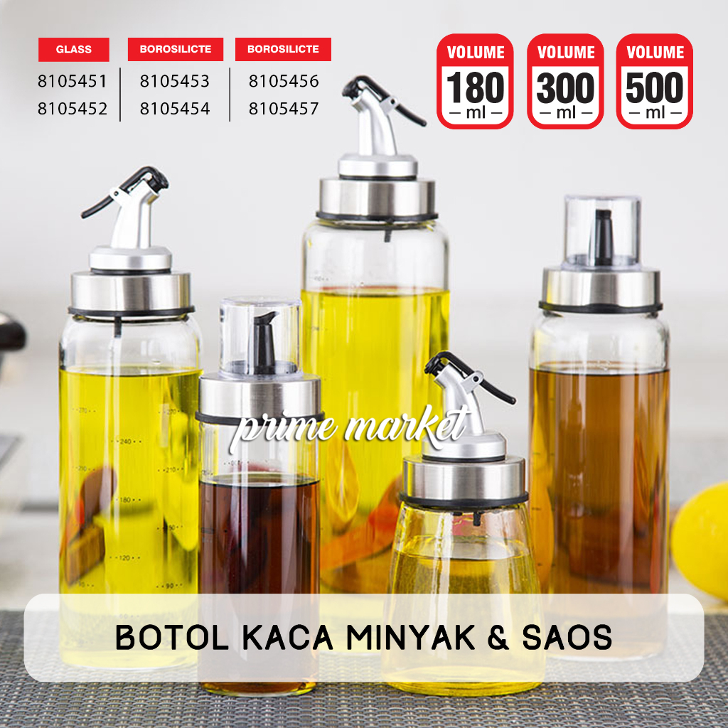 Jual Botol Minyak Kaca Tebal Botol Minyak Kecap Cuka Botol Kaca Minyak ...