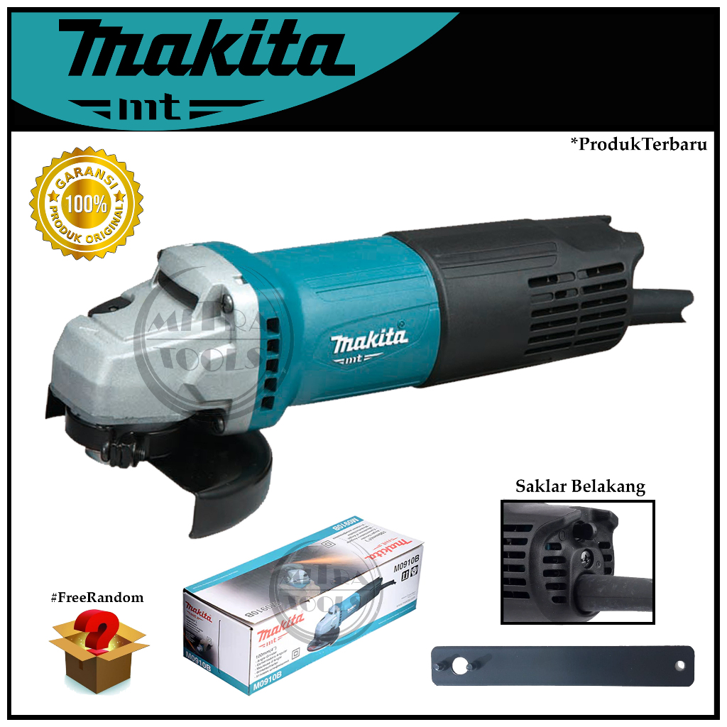 Jual MAKTEC MT91A / MAKITA M0910B Mesin Gerinda Tangan 4 Inch Saklar ...
