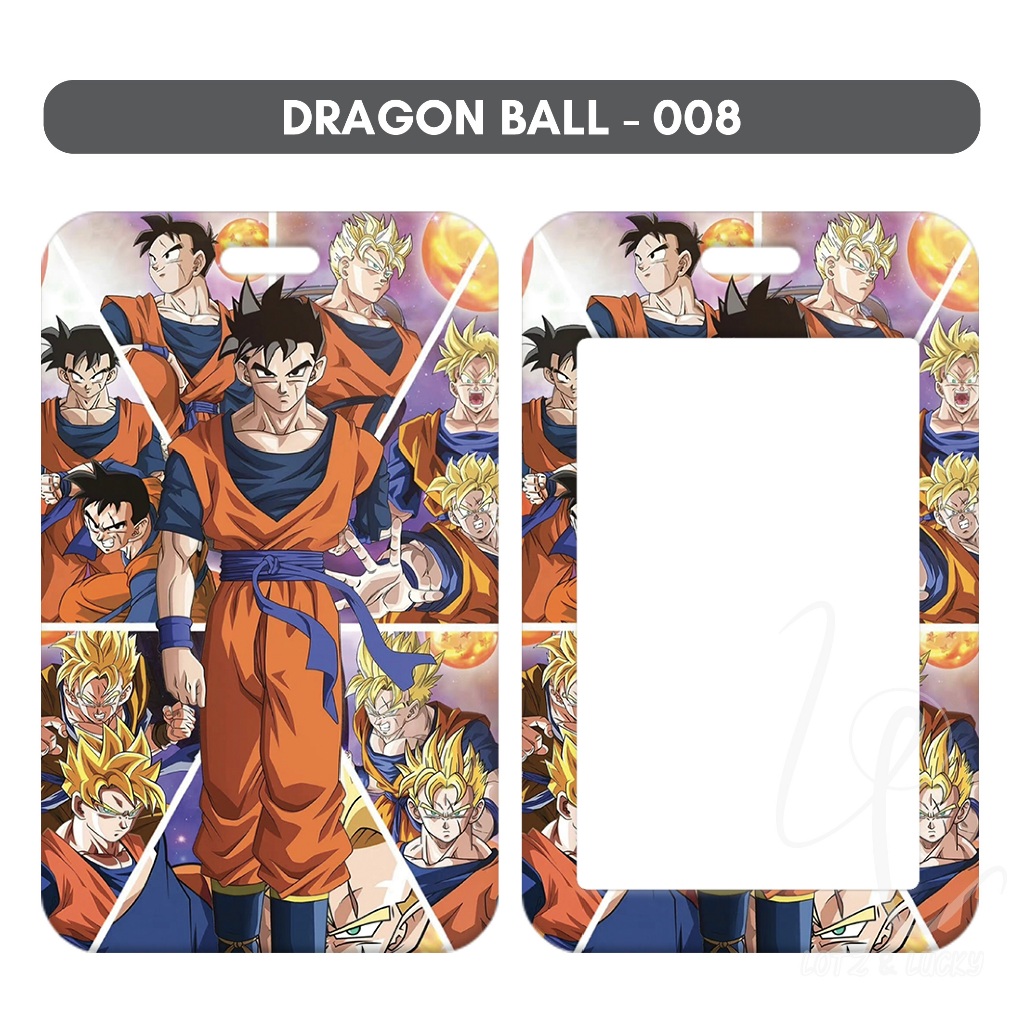 Jual (N009) Nametag Dragon Ball Tanpa Tali / Card Holder Anime / ID ...