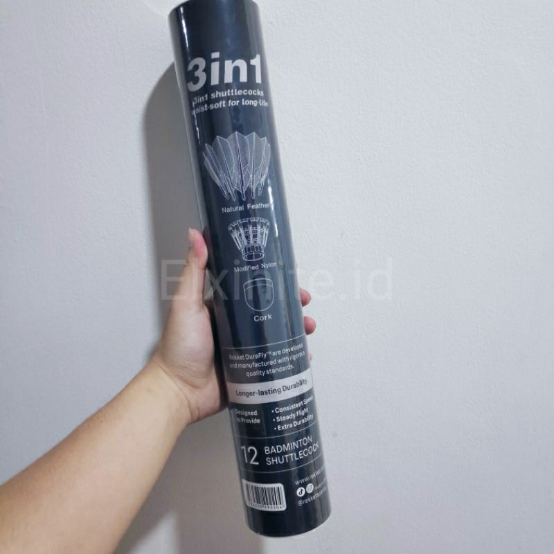 Jual Rekket DuraFly Silver Shuttlecock 3 in 1 KOK Badminton Original ...