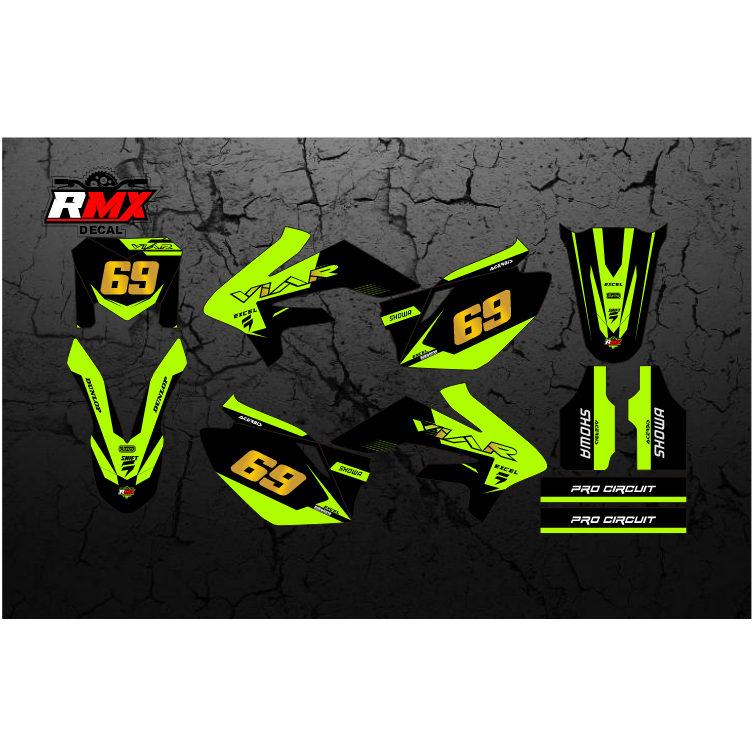 Jual DECAL VIAR 250 SE FULLBODY (003) DEKAL STIKER CX CROSS X HITAM ...