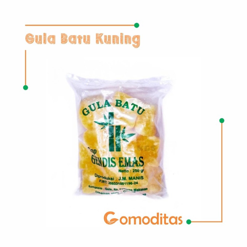 Jual GULA BATU KRISTAL KUNING 250 gram | GULA KRISTAL | GULA KUNING ...