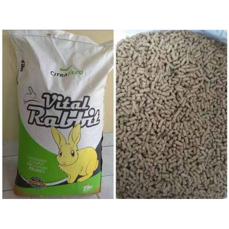 Jual MAKANAN KELINCI VITAL RABBIT 25KG | Shopee Indonesia
