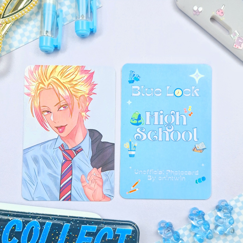 Jual BLUE LOCK photocard CLASSIC by onintwin / bluelock keychain ...