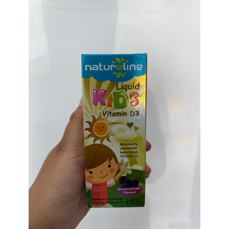 Jual NATURELINE LIQUID KIDS VITAMIN D3 400IU SIRUP 120ML BLACKCURRENT ...