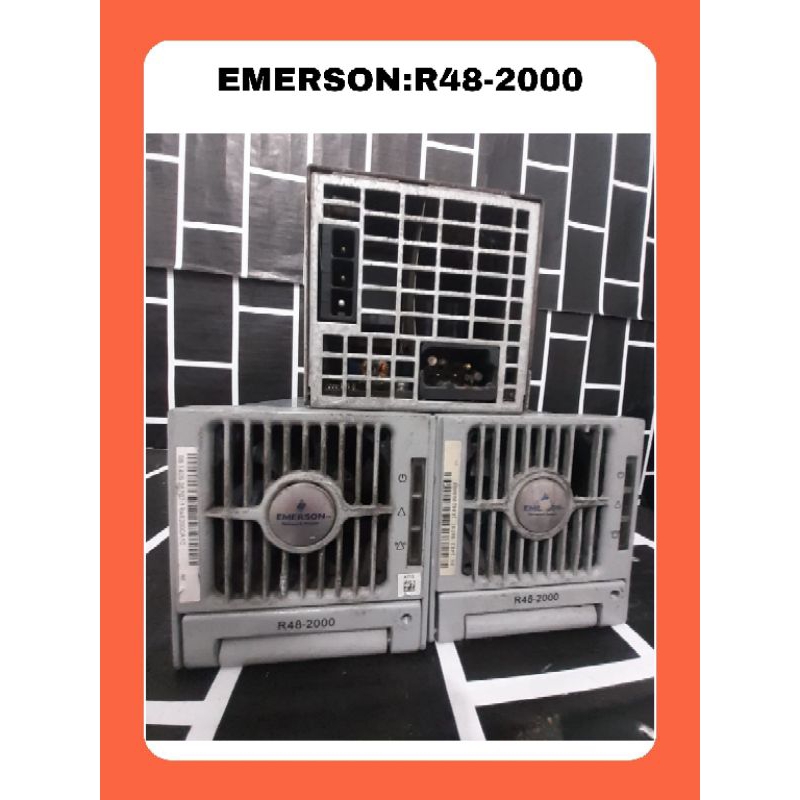 Jual power supply rectifier EMERSON R48-2000/12v-50v adjus/-48V 53v ...