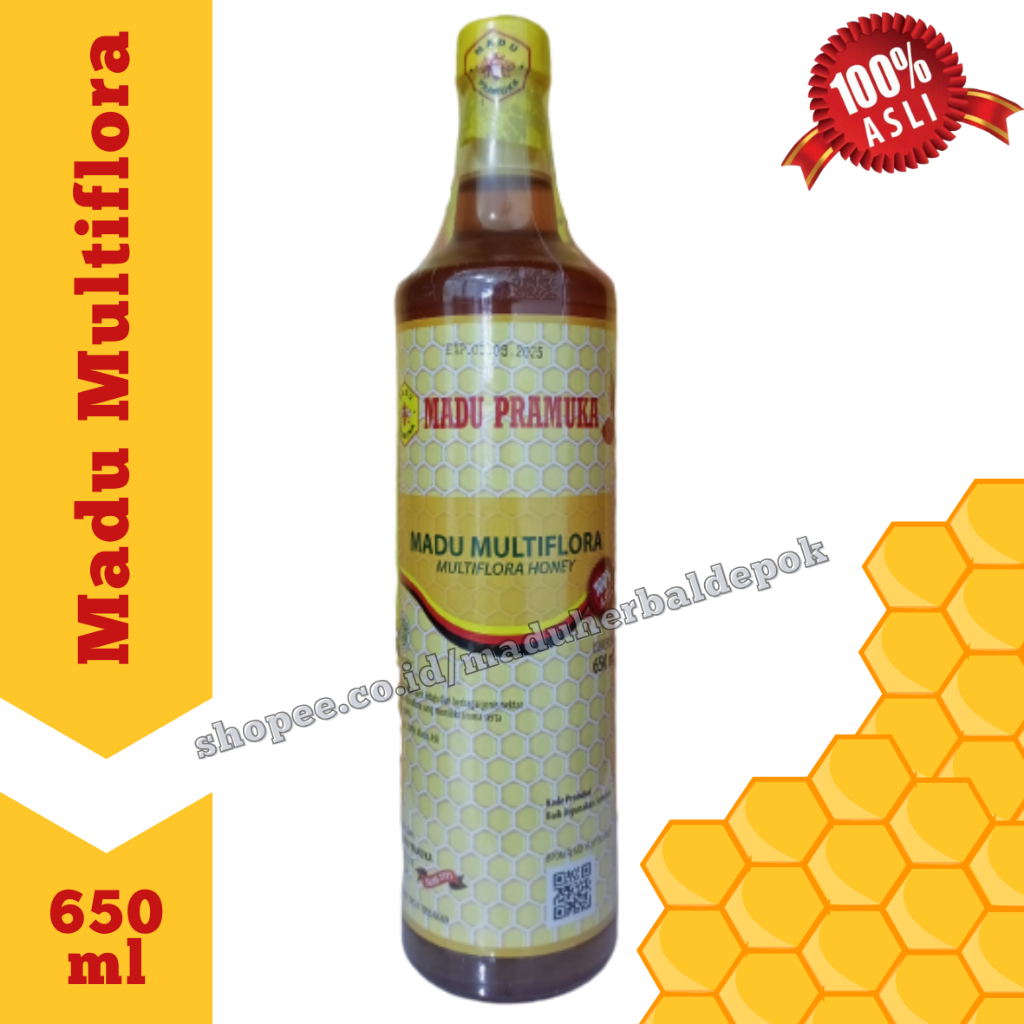 Jual Madu Pramuka Multiflora 650 ml | Shopee Indonesia