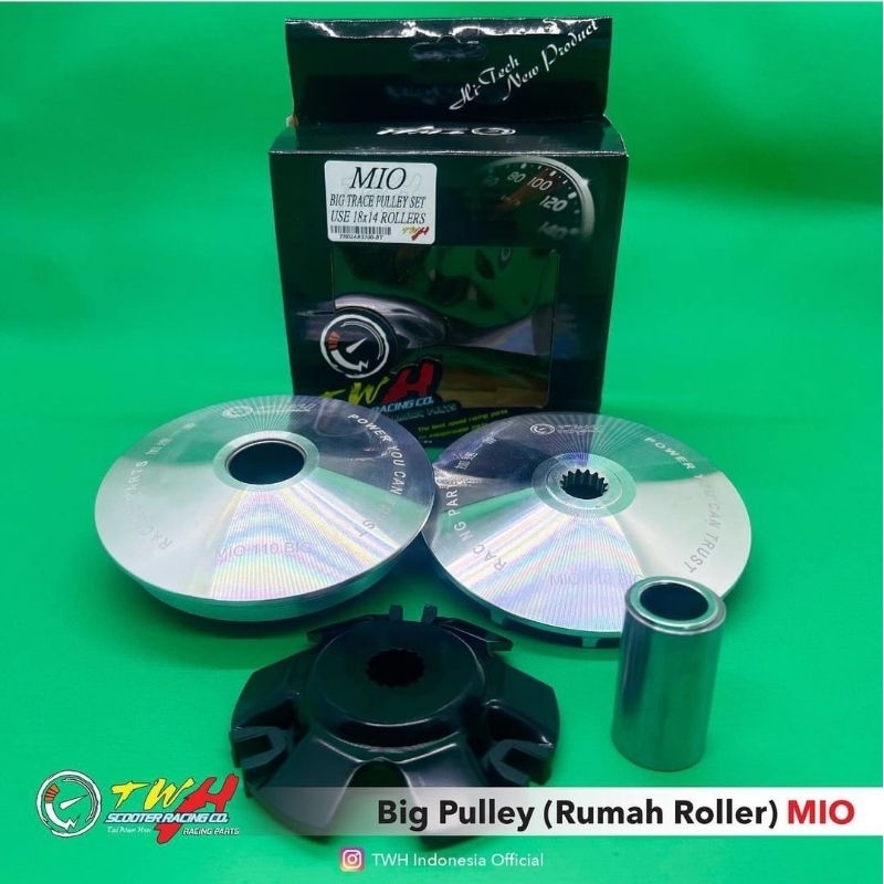 Jual Big Pulley TWH Mio Sporty Smile Soul Fino Karbu Nouvo | Shopee ...