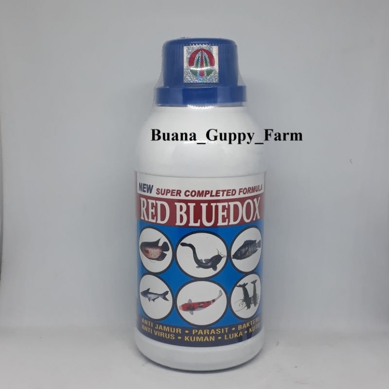 Jual RED BLUEDOX 250 ML / RED BLUEDOX OBAT ANTI JAMUR DAN PARASIT IKAN ...