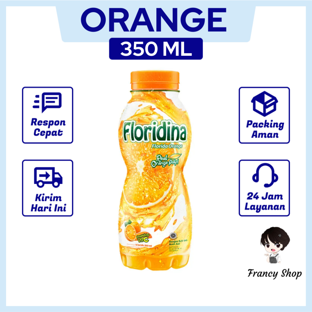 Jual Floridina Orange Minuman Rasa Jeruk 350 ml | Shopee Indonesia