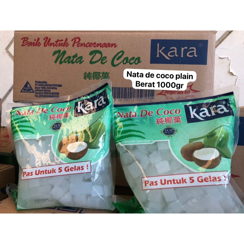 Jual Nata De Coco plain berat 1000 gram | Shopee Indonesia