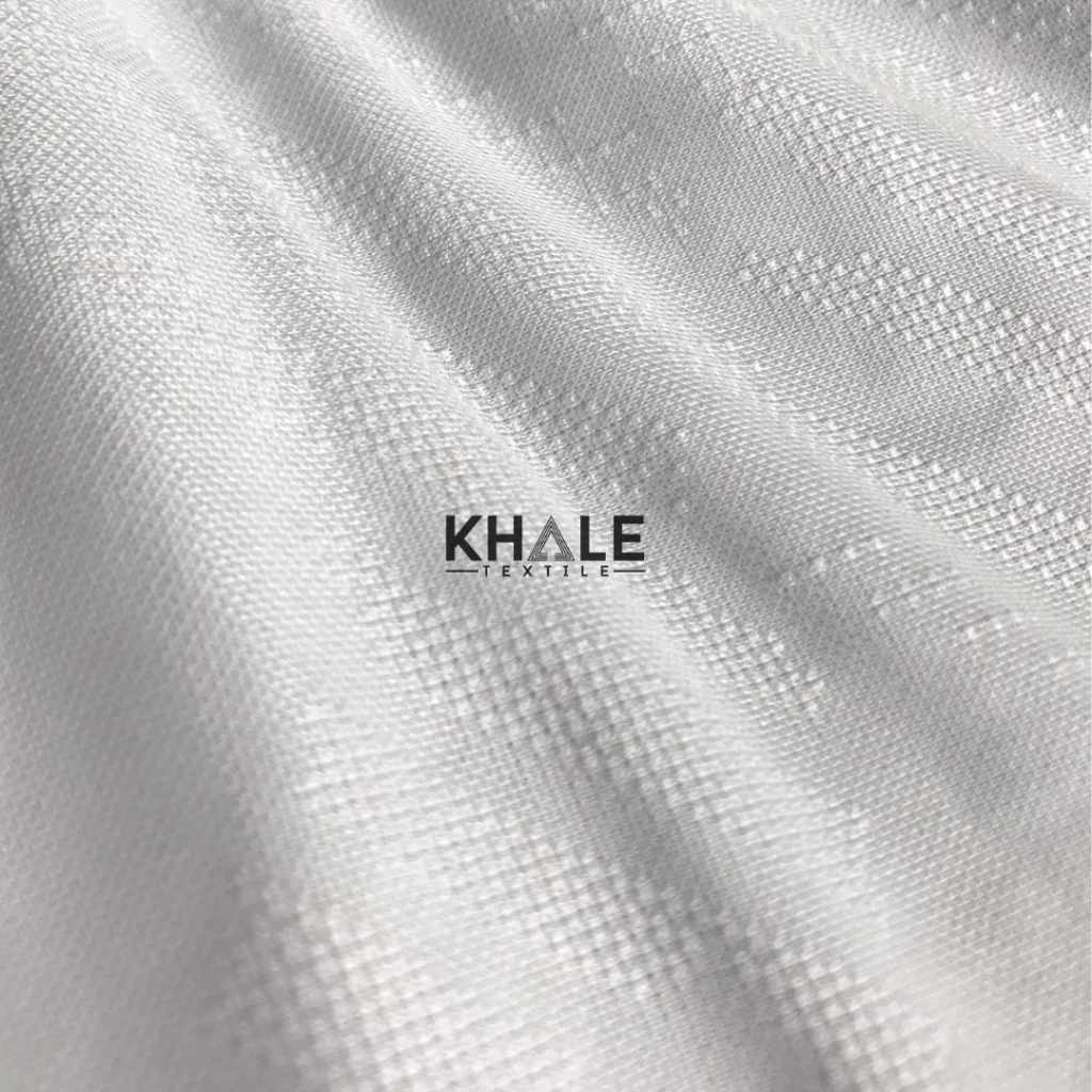 Jual Bahan Kain Drifit Jacquard N-Knit Putih Premium | Shopee Indonesia