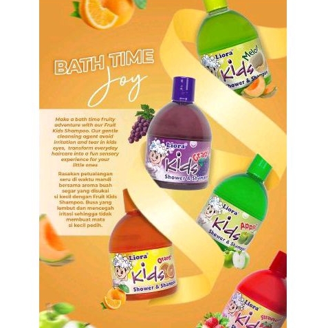 Jual liora kids shower and sampo 300ml | Shopee Indonesia