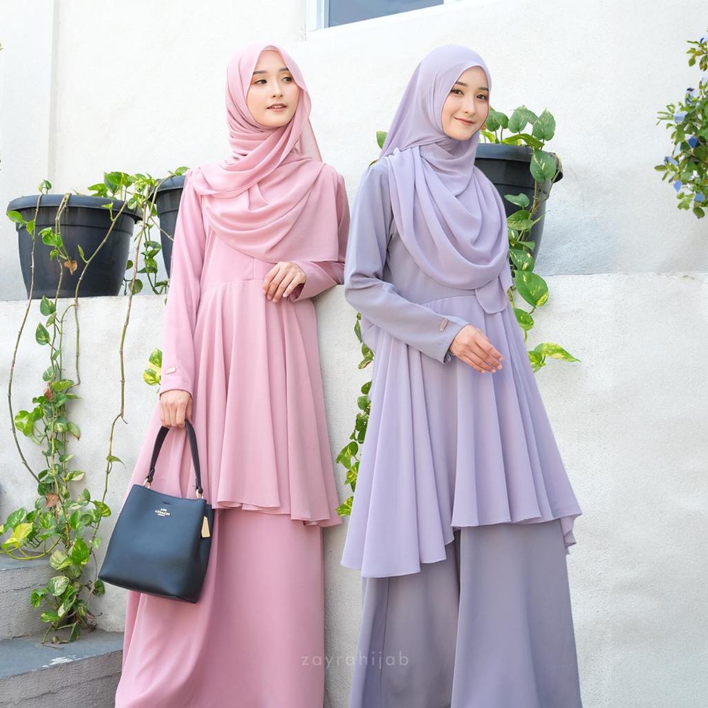 Jual ZAYRA HIJAB | SAFA DRESS | Gamis Wanita / Ukhti Set Hijab Daily ...