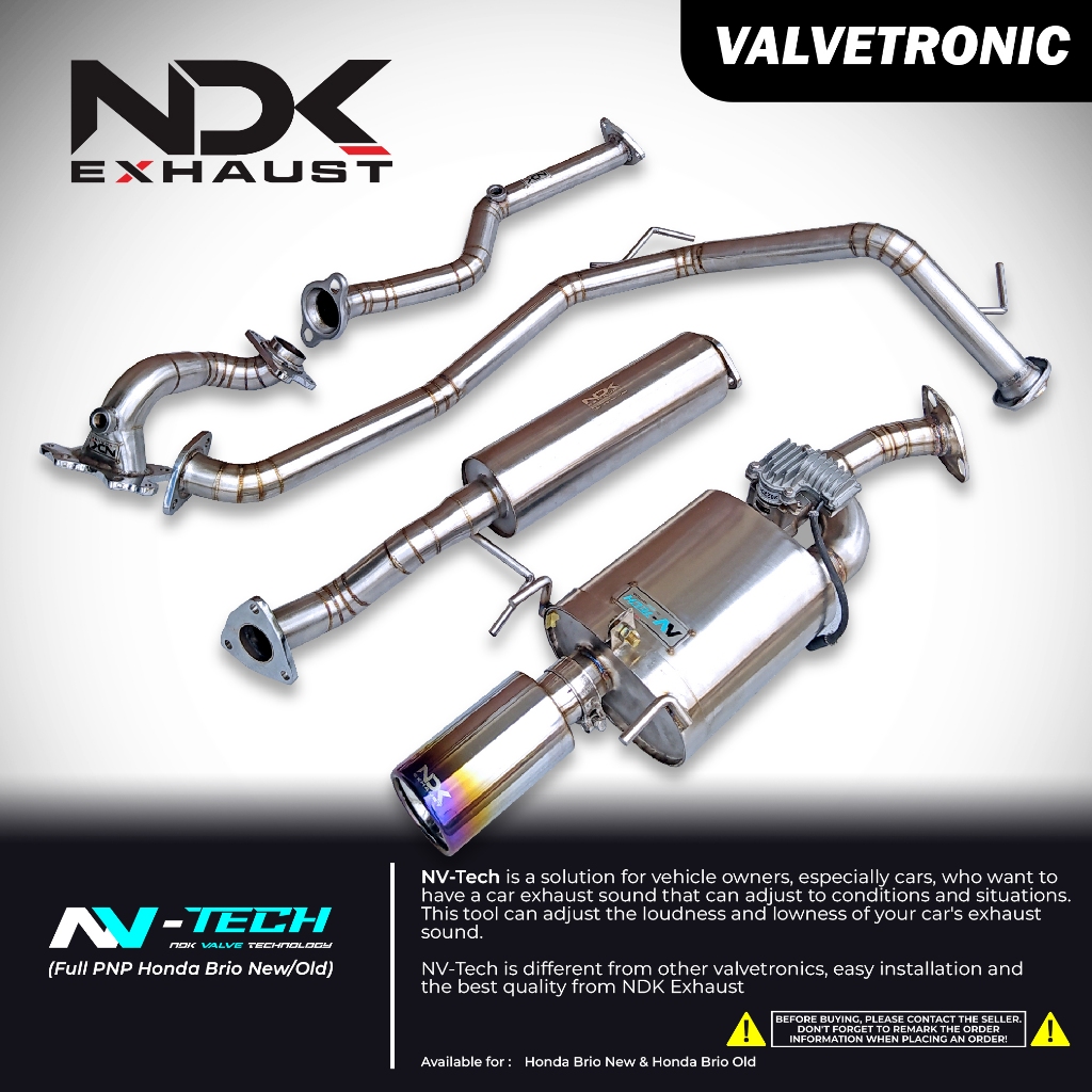 Jual Knalpot NDK Valvetronic Mobil Knalpot 2 Suara Remote Knalpot Mobil ...